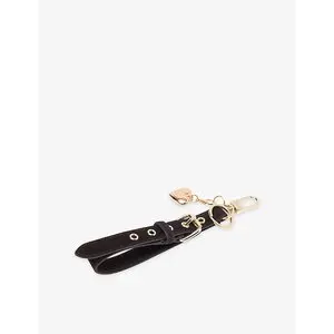 Maje Clover Leather Key Ring