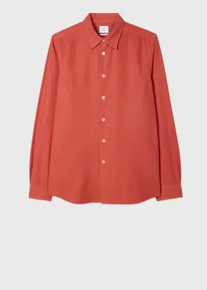 Paul Smith Coral Lyocell-cotton Shirt