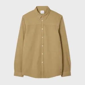 Paul Smith Tan Textured-cotton Shirt