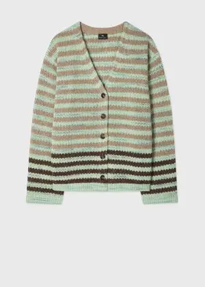Paul Smith Stripe Oversized Cardigan
