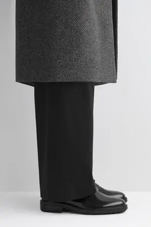 Cos Leather Oxford Shoes With Chunky Tread Soles