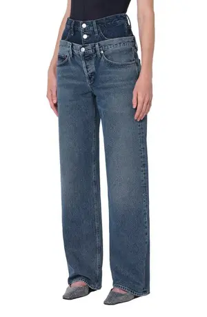 AGOLDE Elson Double Waist Jeans