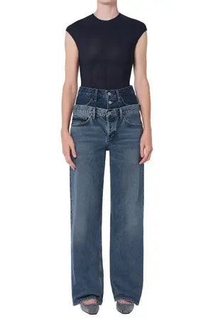 AGOLDE Elson Double Waist Jeans