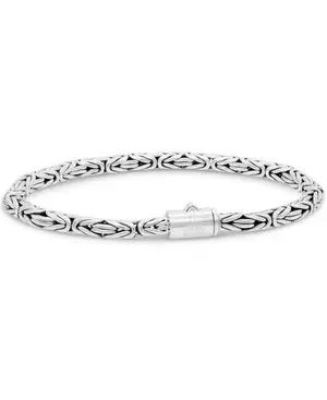 DEVATA Borobudur Round Chain Bracelet - Silver