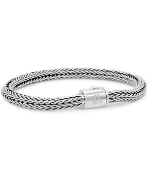 DEVATA Foxtail Chain Bracelet - Silver