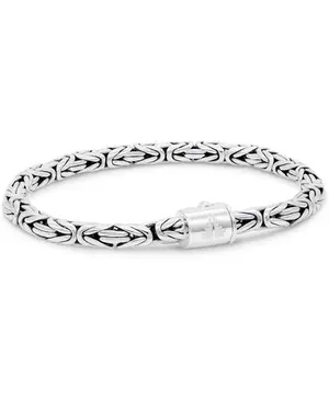 DEVATA Borobudur Round 5mm Chain Bracelet - Silver
