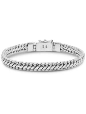 DEVATA 7mm Chain Bracelet - Silver