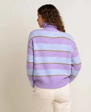 TOAD & CO Toddy T-neck Sweater - Aster