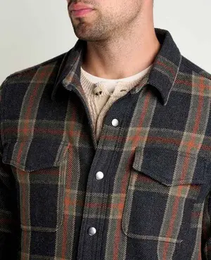 TOAD & CO Mojac Shirt Jacket - Soot Pattern