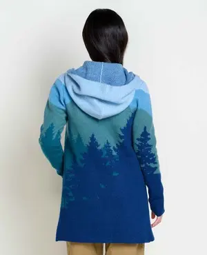 TOAD & CO Merino Heartfelt Hoodie - Atlantic Treeline Scenic