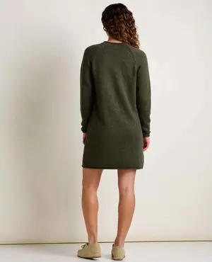 TOAD & CO Alpineglo Sweater Dress - Olive