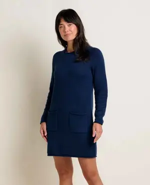 TOAD & CO Alpineglo Sweater Dress - True Navy