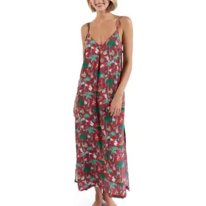 Kenny Flowers Christmas Island Beach Dress - Red