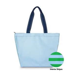 AME & LULU Surfside Tote - Light Blue