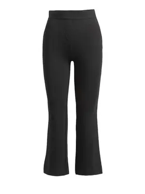 SINGLE STITCH Shaping Cropped Kick Flare Pant - Black