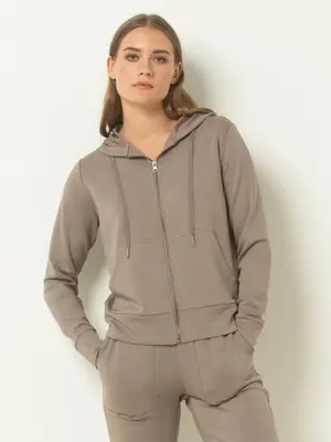 Single Stitch Full Zip Activewear For Women