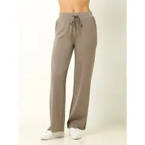 SINGLE STITCH Ultra Soft Wide-leg Pant - Walnut