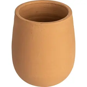 STORIED HOME Boho Terracotta Crock - Orange