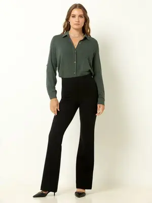 SINGLE STITCH High Rise Flare Pant