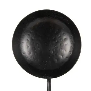 STORIED HOME Hammered Stainless Steel Scoops