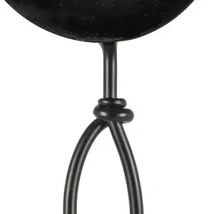 STORIED HOME Hammered Stainless Steel Scoops