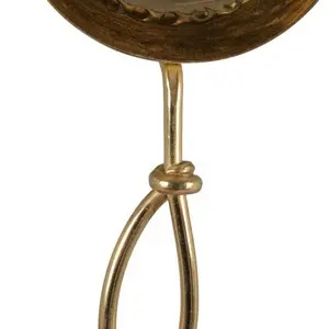 STORIED HOME Set Of 4 Hammered Stainless Steel Scoops