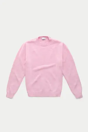 WOLF VS. GOAT (WVG) Cashmere Crewneck Sweater - Rosa