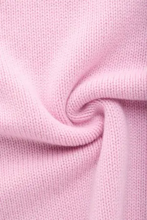 WOLF VS. GOAT (WVG) Cashmere Crewneck Sweater - Rosa