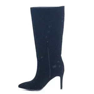 LAUREN LORRAINE Jemma Knee High Boots - Black