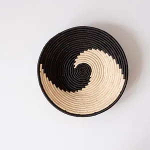 MAADILI COLLECTIVE Simple Spiral Basket - Black