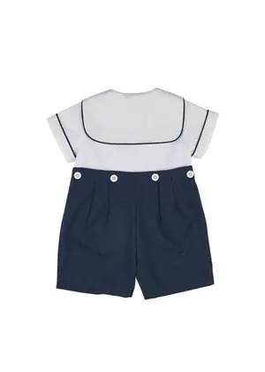 FLORENCE EISEMAN Pique Button-on Shortall