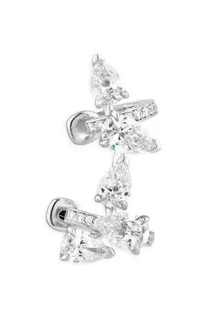 REPOSSI Serti Sur Vide Diamond Single Earring - White Gold