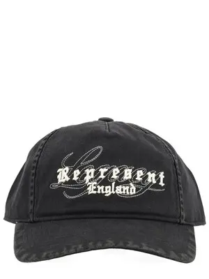 REPRESENT Embroidered Baseball Cap - Black