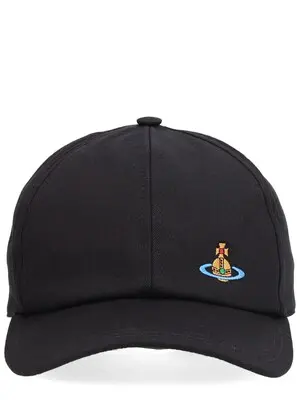 VIVIENNE WESTWOOD Baseball Cap With Logo - Black