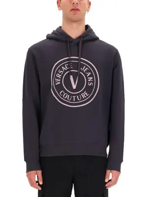 Versace Jeans Couture Logo Sweatshirts Hoodies For Men