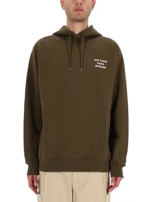 Drole De Monsieur Slogan Sweatshirt - Brown