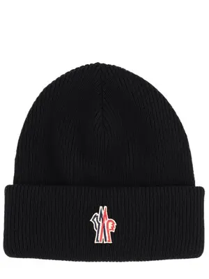 Moncler Wool Cap - Black