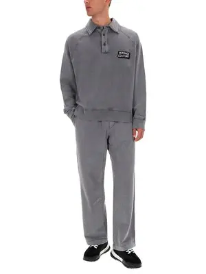 Versace Logo Sweatshirt - Grey