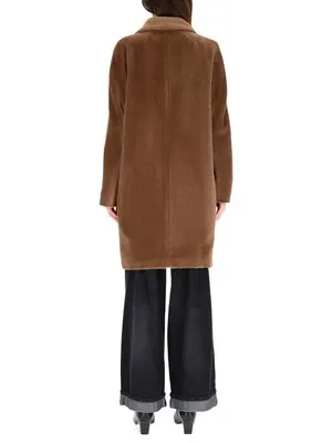 Max Mara Roseto Midi Coat - Brown