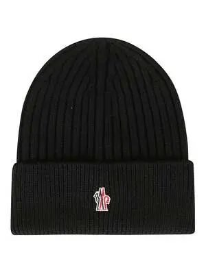 Moncler Tricot Beanie - Black