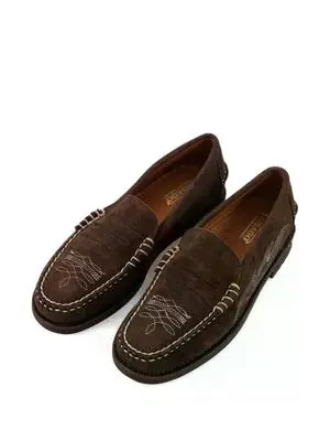 SEBAGO Dan Dallas Embroidered Penny Loafers