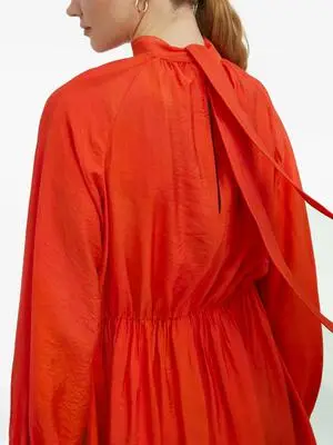 SAMSOE SAMSOE Tie-neck Mini Dress