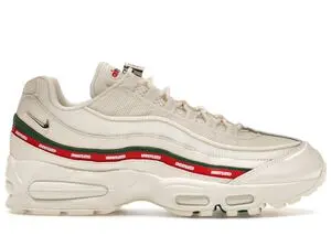 Nike Max 95 Sp Undefeated Sneakers - Sail/metallic Silver/gorge Green
