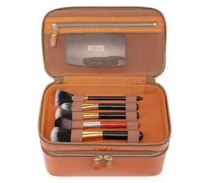 OLD TREND Ixia Leather Train Case With Chain Strap