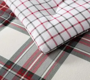Eddie Bauer Serendipity Plaid Red Flannel Kingcomforter Set