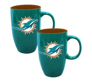 THE MEMORY COMPANY 2pk 20oz Nfl Ceramic Team Co Lor Tall Mug - One-color