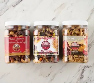 GERMACK Jar Thanksgiving Mixed Nut Set