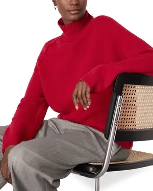 Whistles Split Funnel Knit Sweater