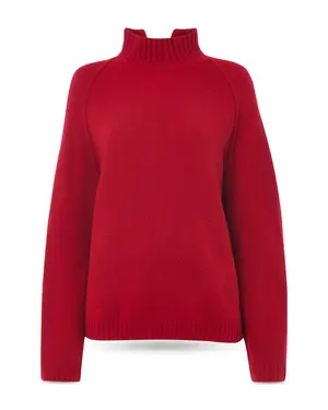 Whistles Split Funnel Knit Sweater