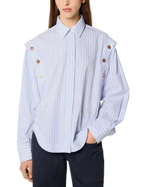 Tresse Striped Snap Button Shirt